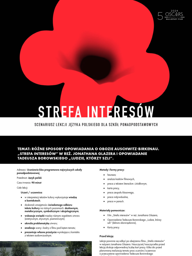 Strefa Interesow - Scenariusz Język Polski - A.Rowny | PDF