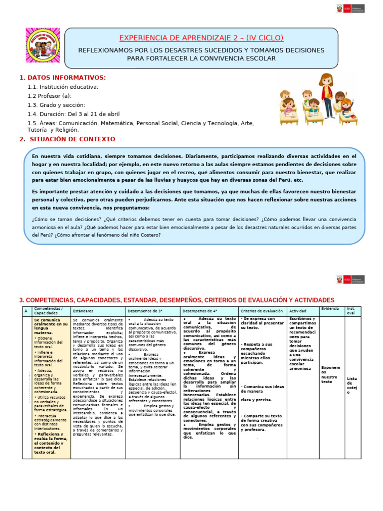 2E - SdA-3° 4-5y6 Sem (10-04 Al 12-05-23) REFL SOB NUEST HÁB N L PRACT ...