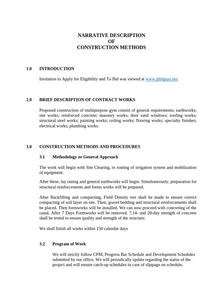 CONSTRUCTION METHOD | PDF