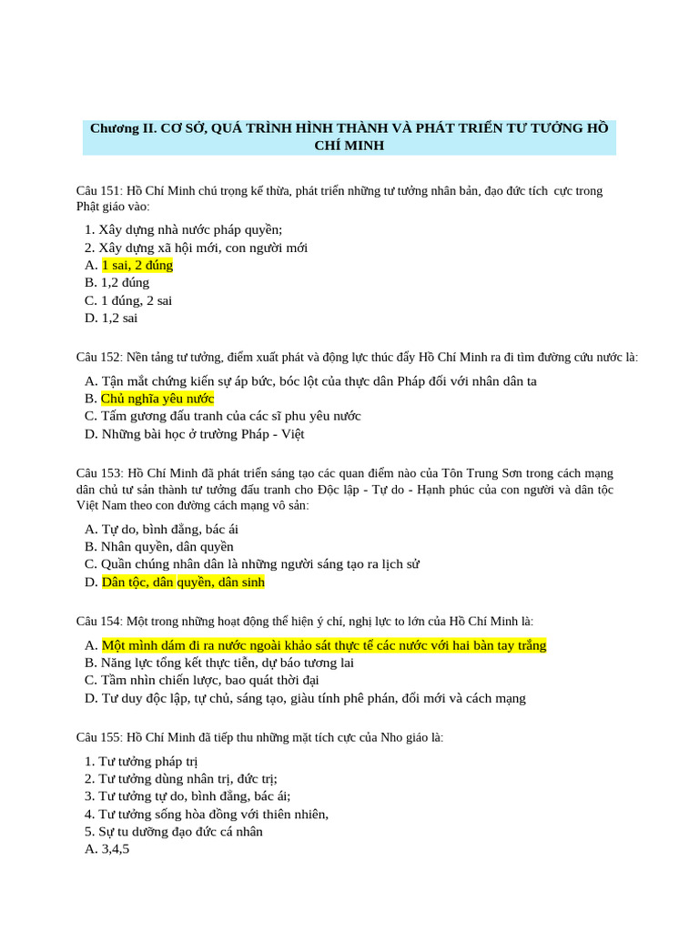 Chương 2 TTHCM | PDF