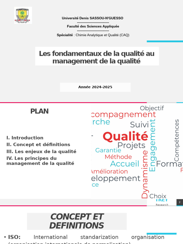 Les Fondamentaux de La Qualite | PDF