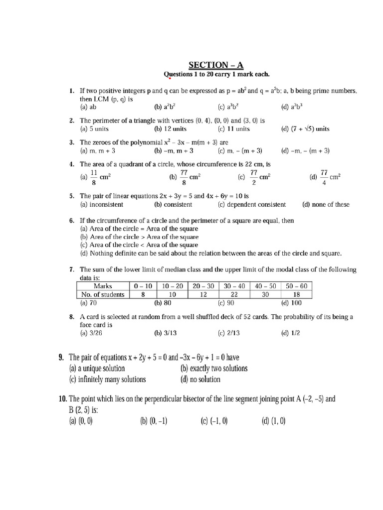 Maths 1 | PDF