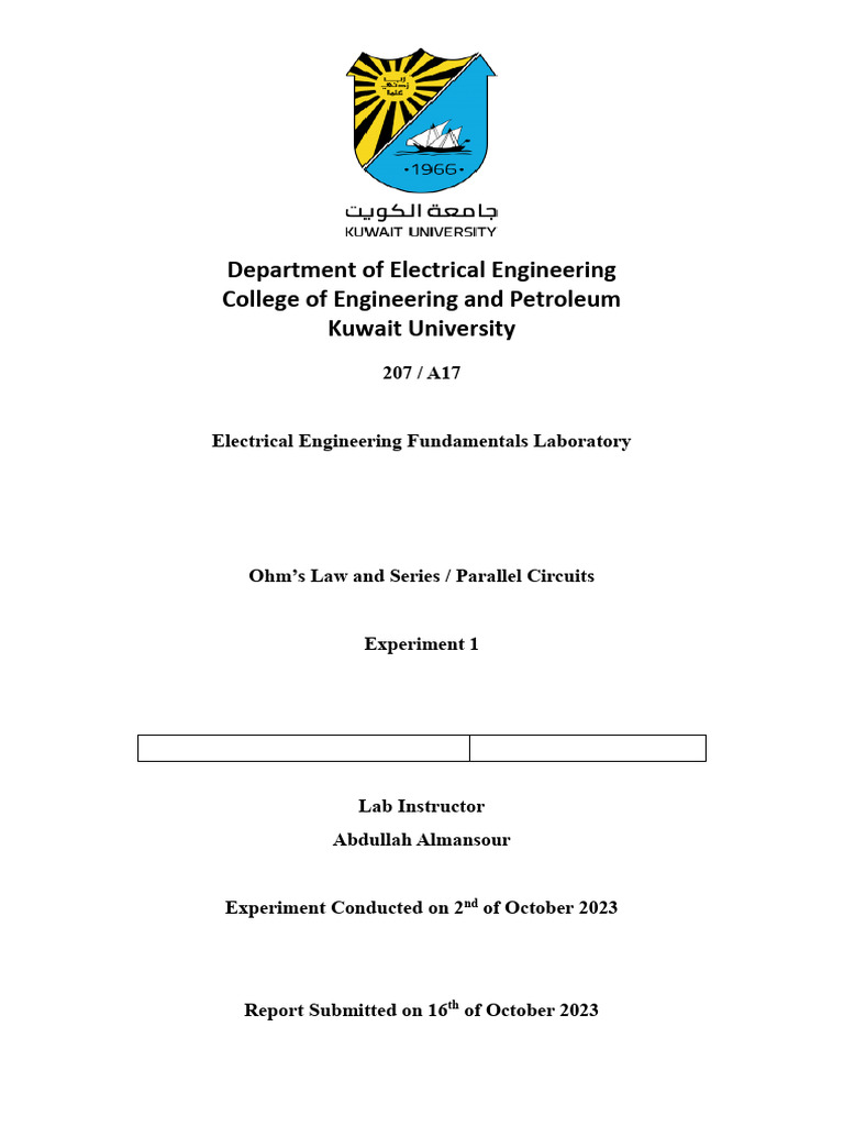 Sample Lab Report | PDF