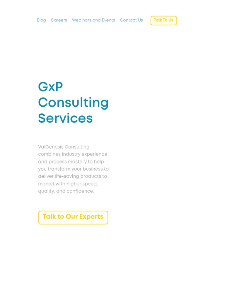 GxP Consulting | PDF