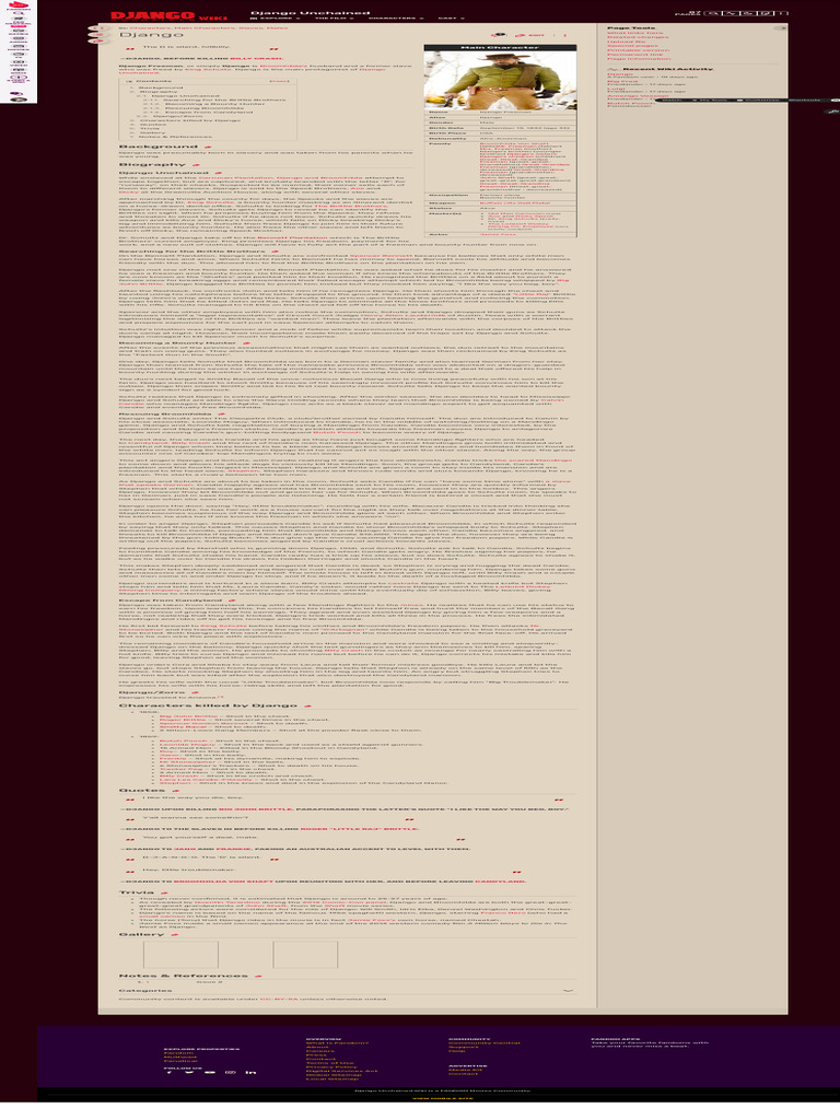 Django - Django Unchained Wiki - Fandom | PDF