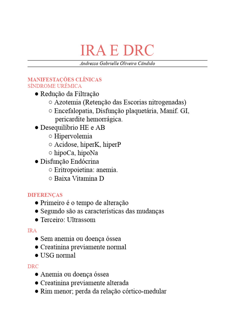 IRA E DRC | PDF