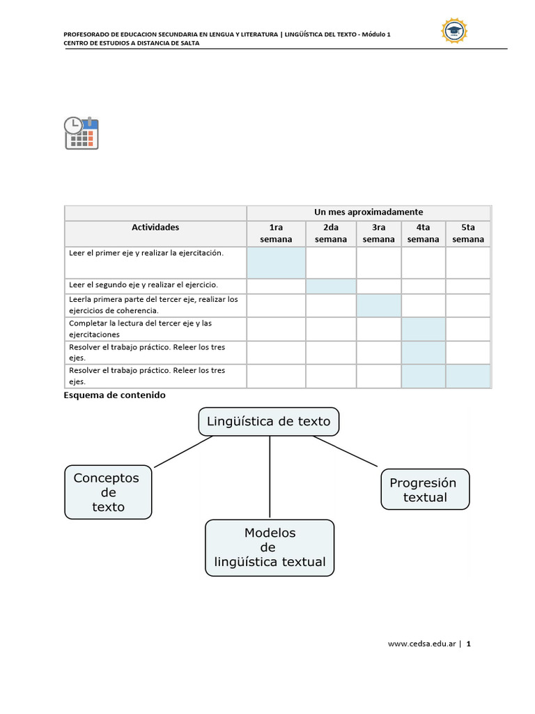 Linguistica Del Texto - Modulo 1 | PDF