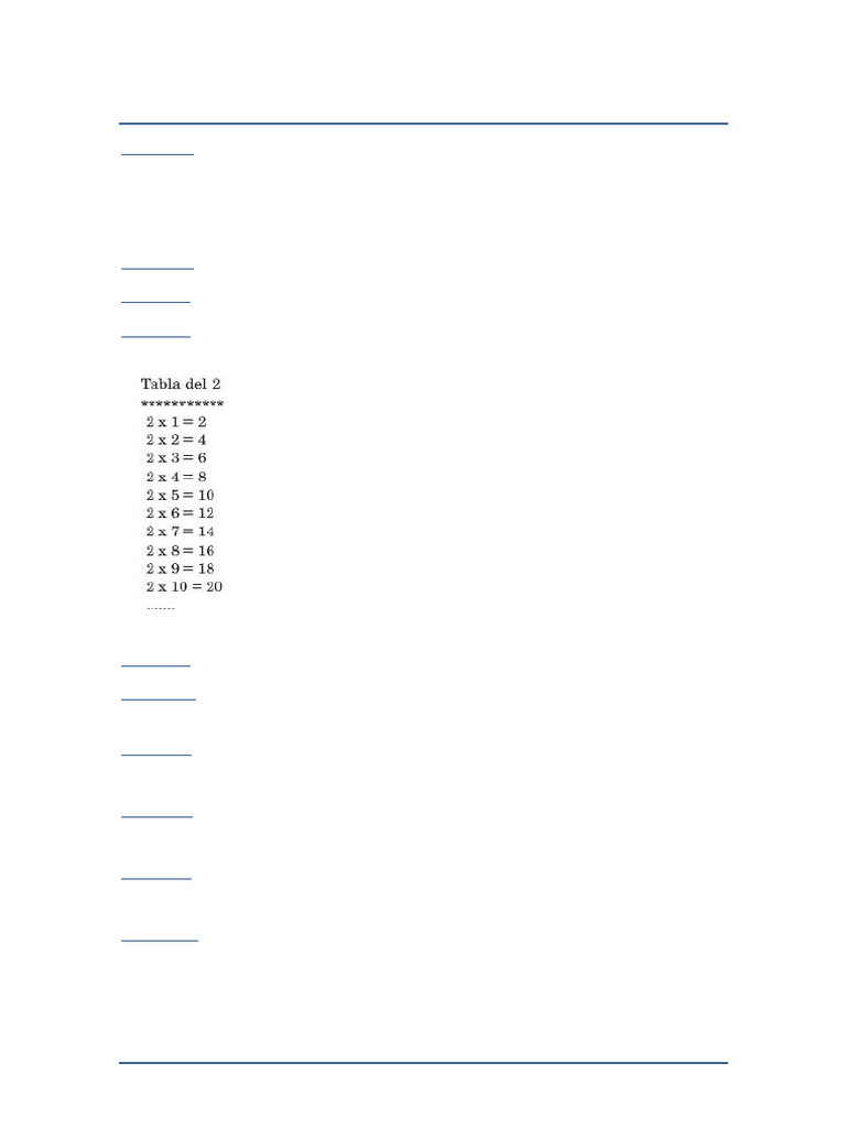 Actividades Tema 2. Estructuras básicas de control | PDF