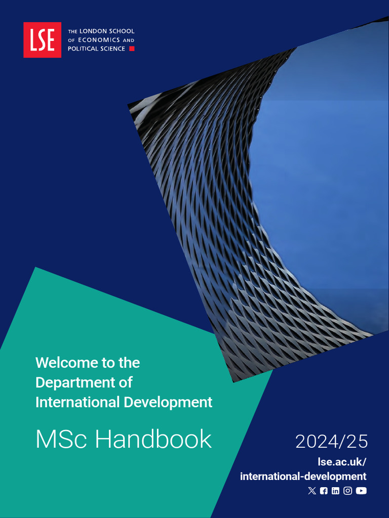 International Development MSc Handbook | PDF