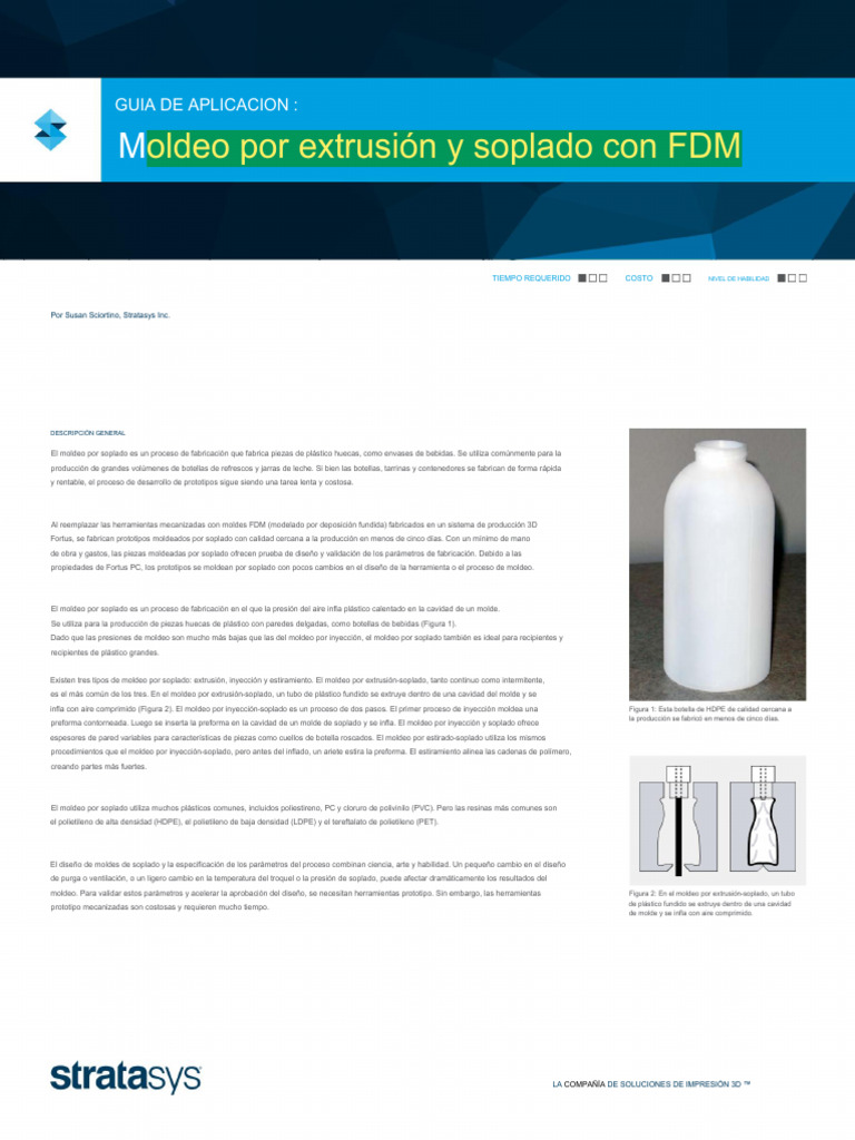Moldeo Por Extrusión y Soplado Con FDM | PDF | Extrusión | Arte