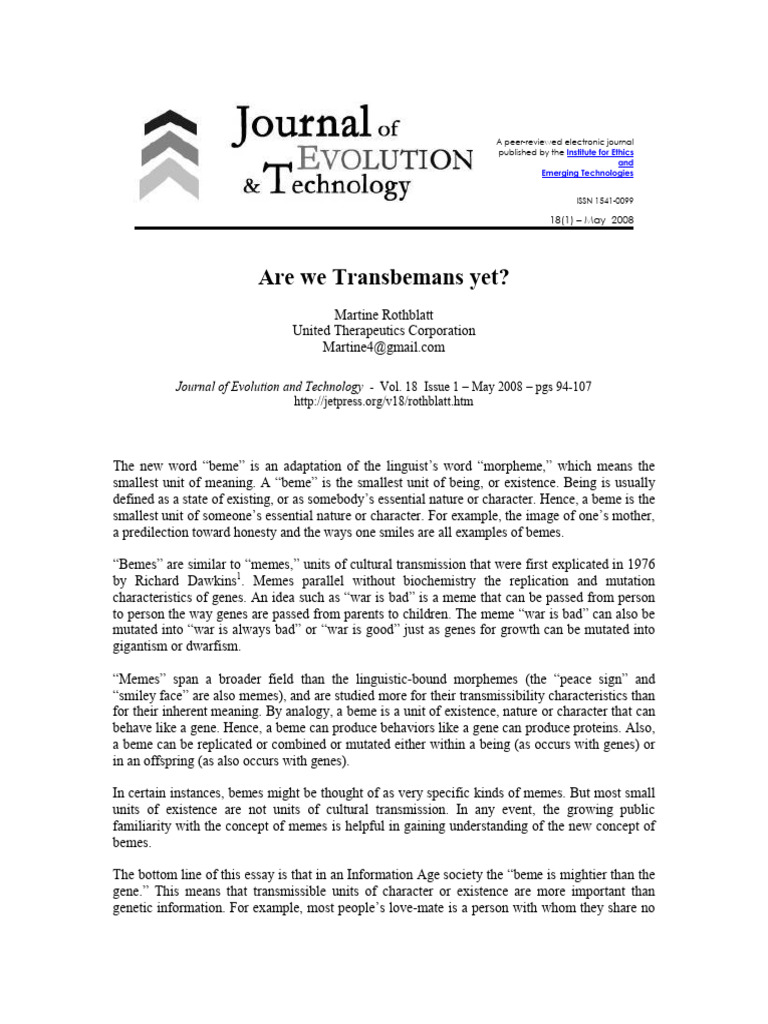 Rothblatt | PDF
