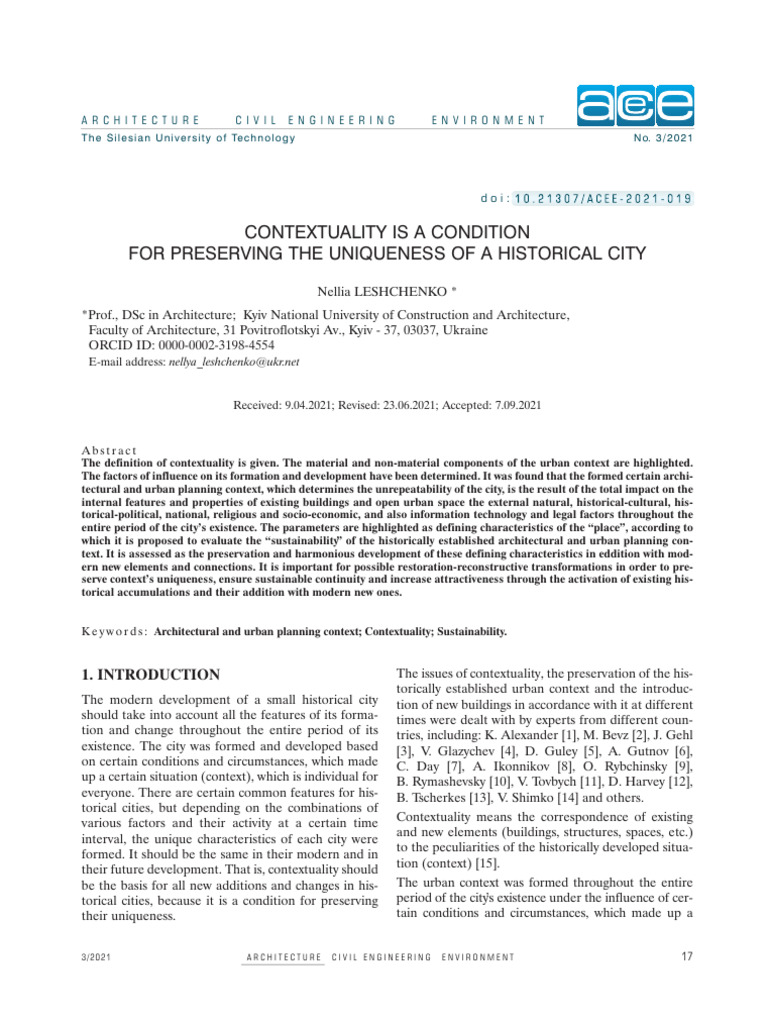 Contextuality Is A Condition For Preserving The Un | PDF