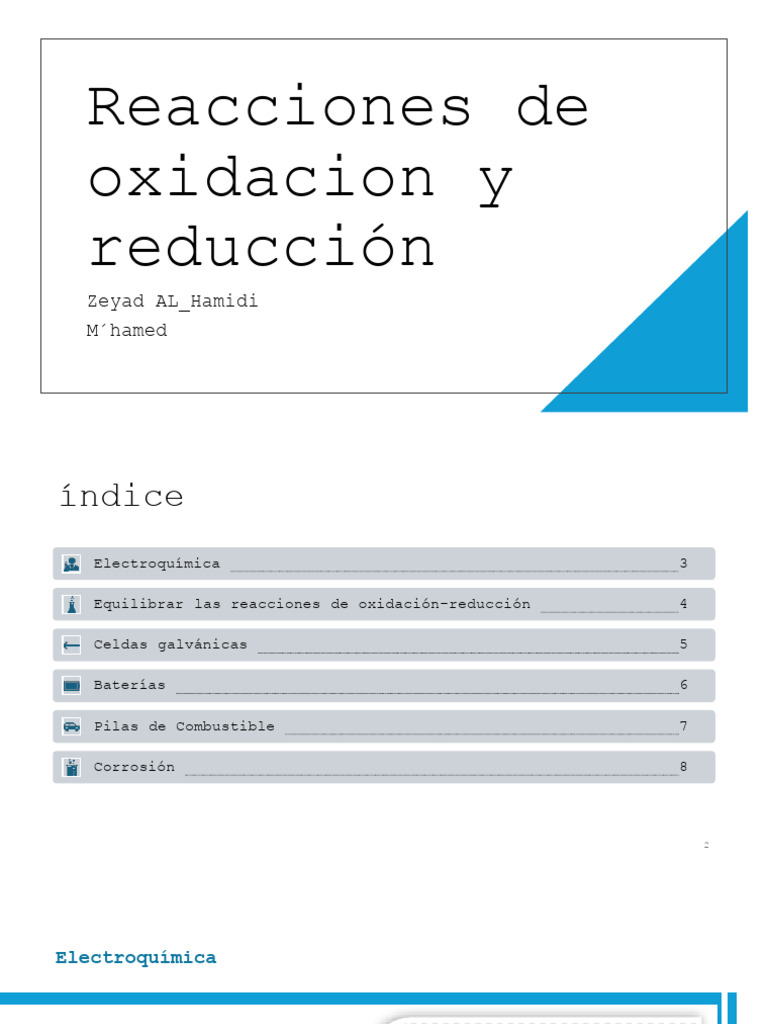 Reacciones de Oxidacion y Reducción4 | PDF