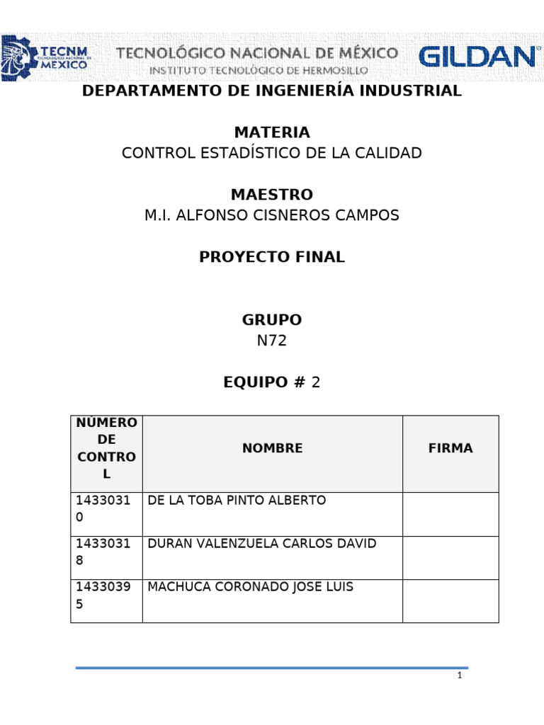 Proyecto Final g. | PDF