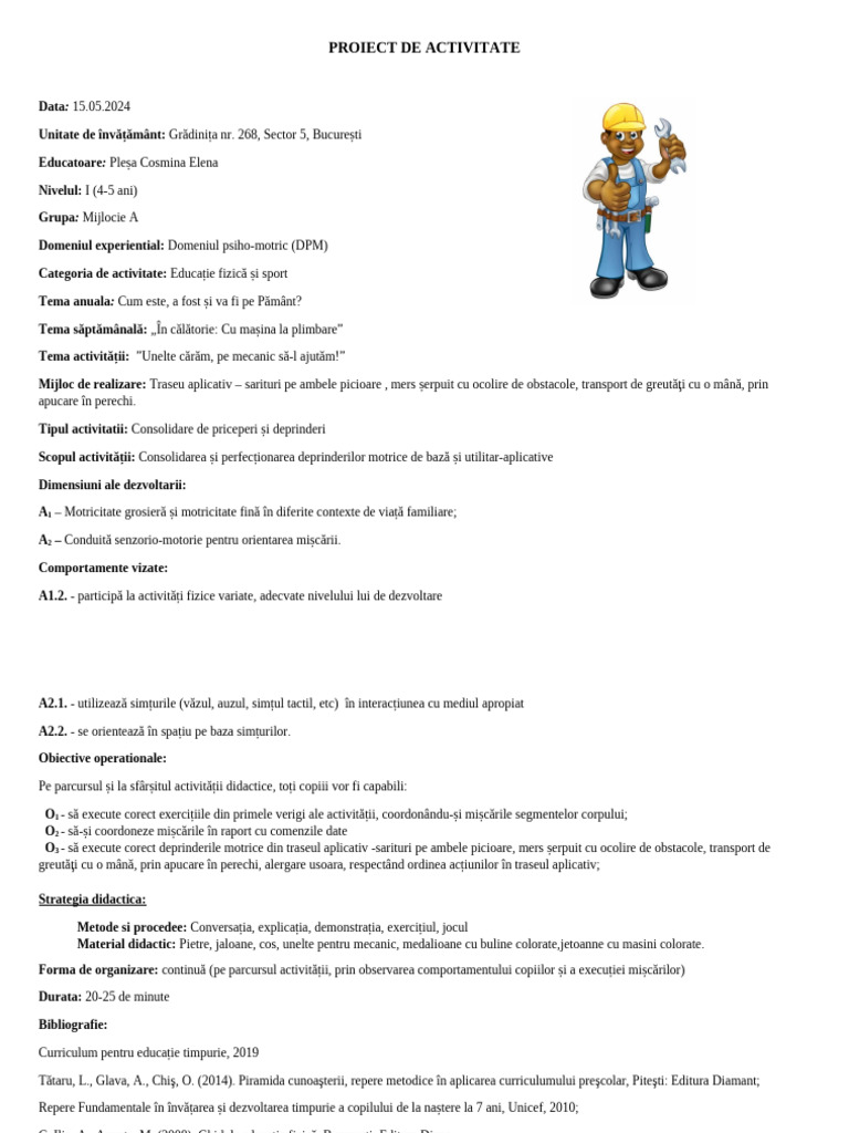 DPM - Traseu Aplicativ UNELTELE MECANICULUI | PDF