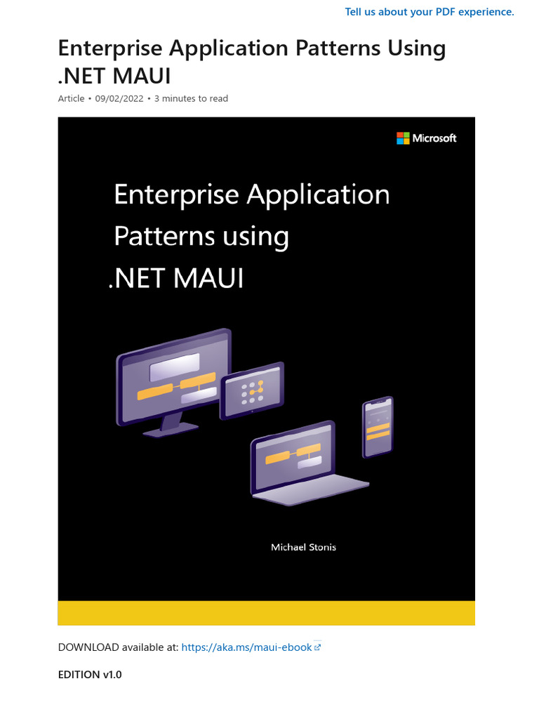 Entreprise Dotnet Architecture Maui | PDF