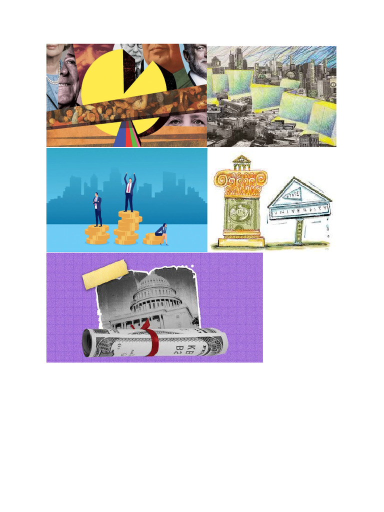 Economic Inequality Collage Pictures | PDF