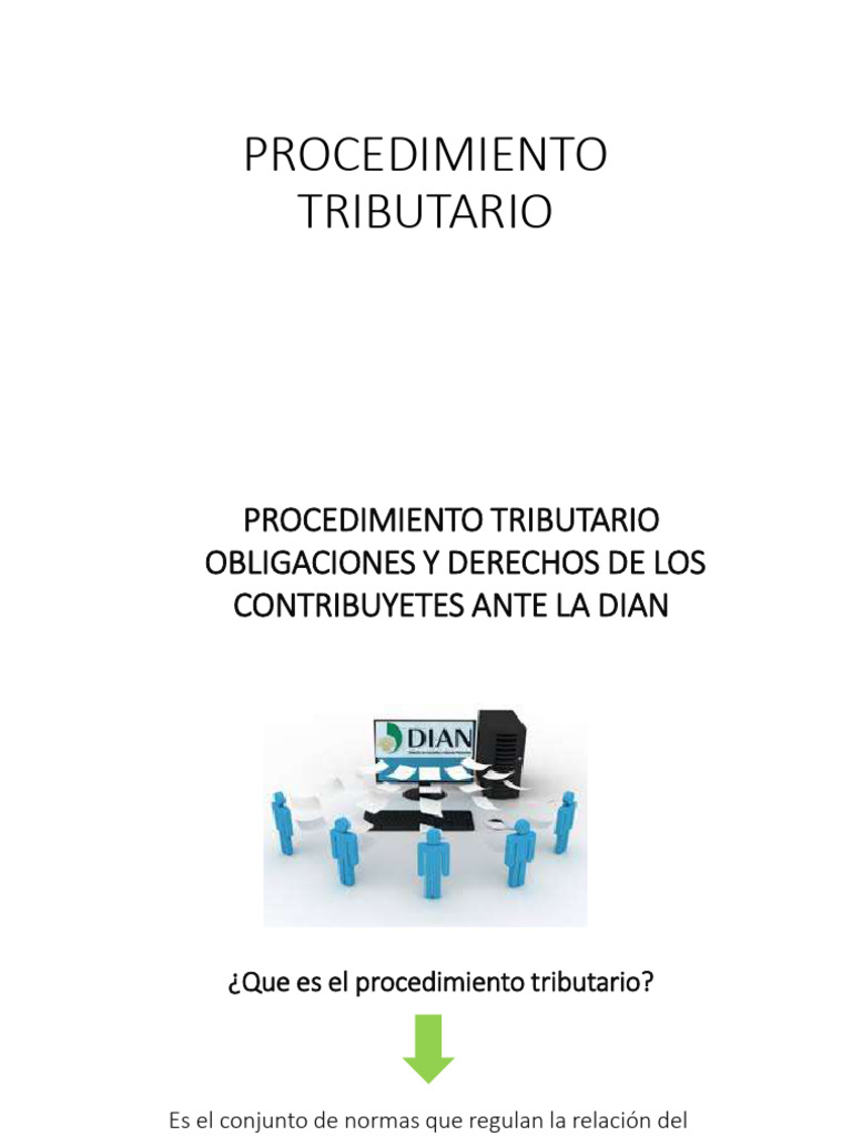 Clase Procedimiento Tributario | PDF