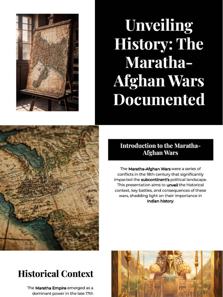 Slidesgo Unveiling History The Maratha Afghan Wars Documented ...
