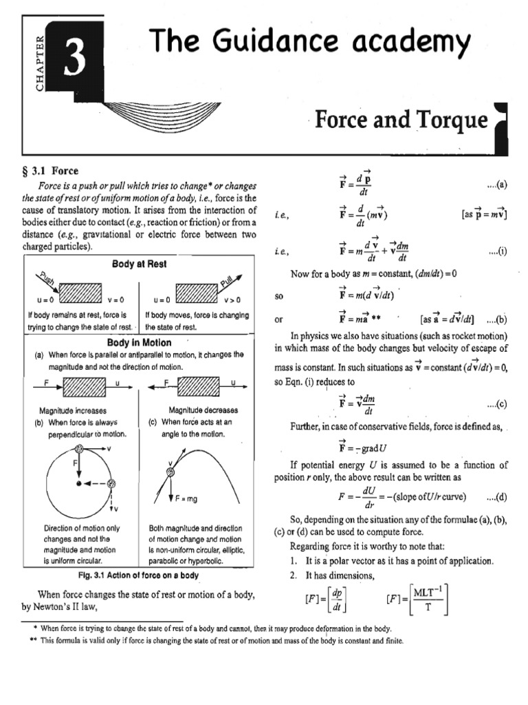Solved Problems Class 11 Physics 3 | PDF | Force | Tension (Physics)