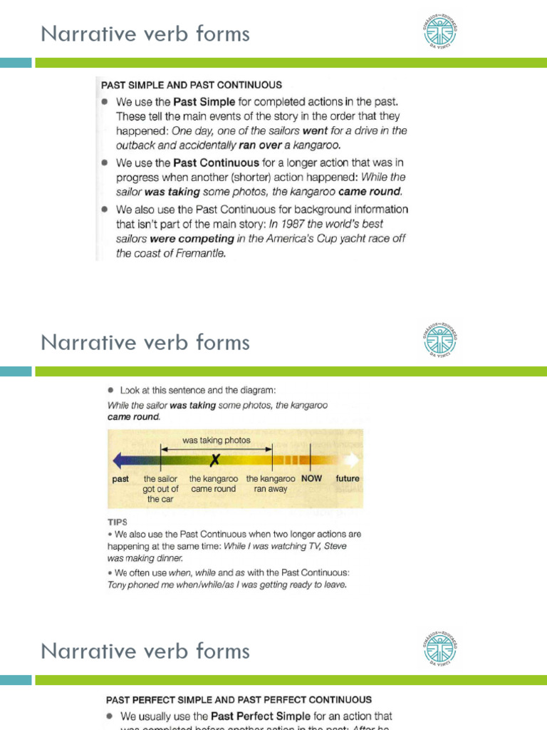 Narrative Verb Forms; Relative Clauses | PDF
