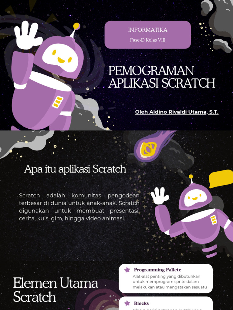 Pemograman Aplikasi Scratch | PDF