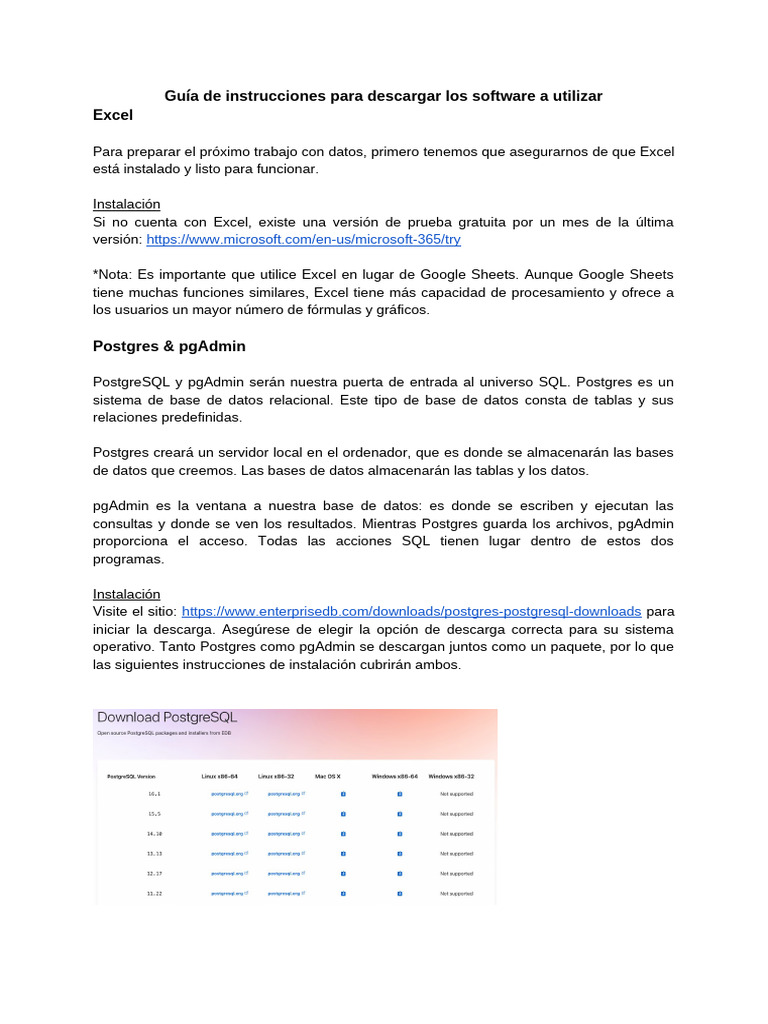 Guía de Instrucciones de Descarga | PDF