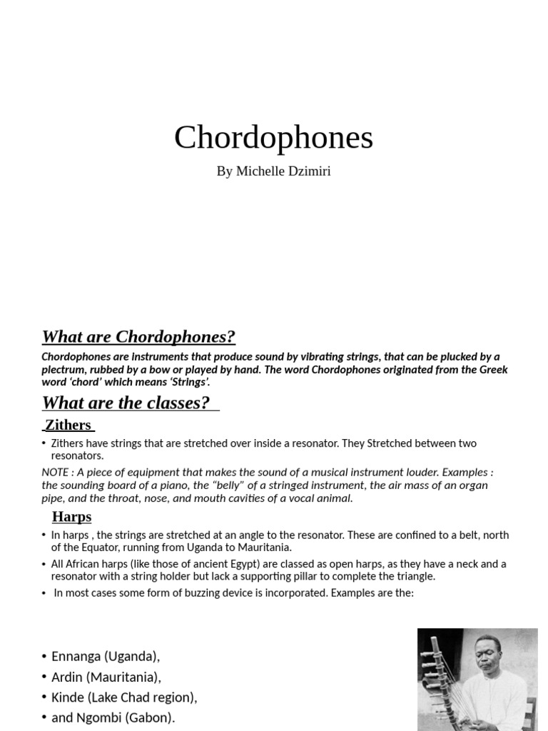 Chordophones | PDF