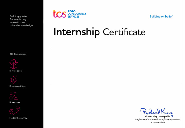 Internship Certificate | PDF