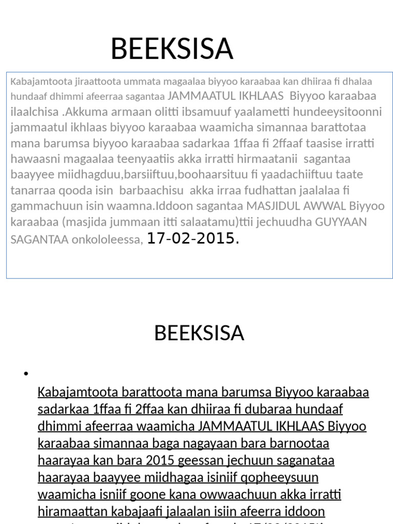 BEEKSISA | PDF