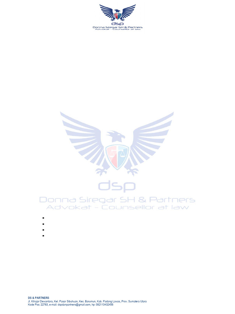 Jawaban Dan Eksepsi Rahmad Dly TT1 | PDF