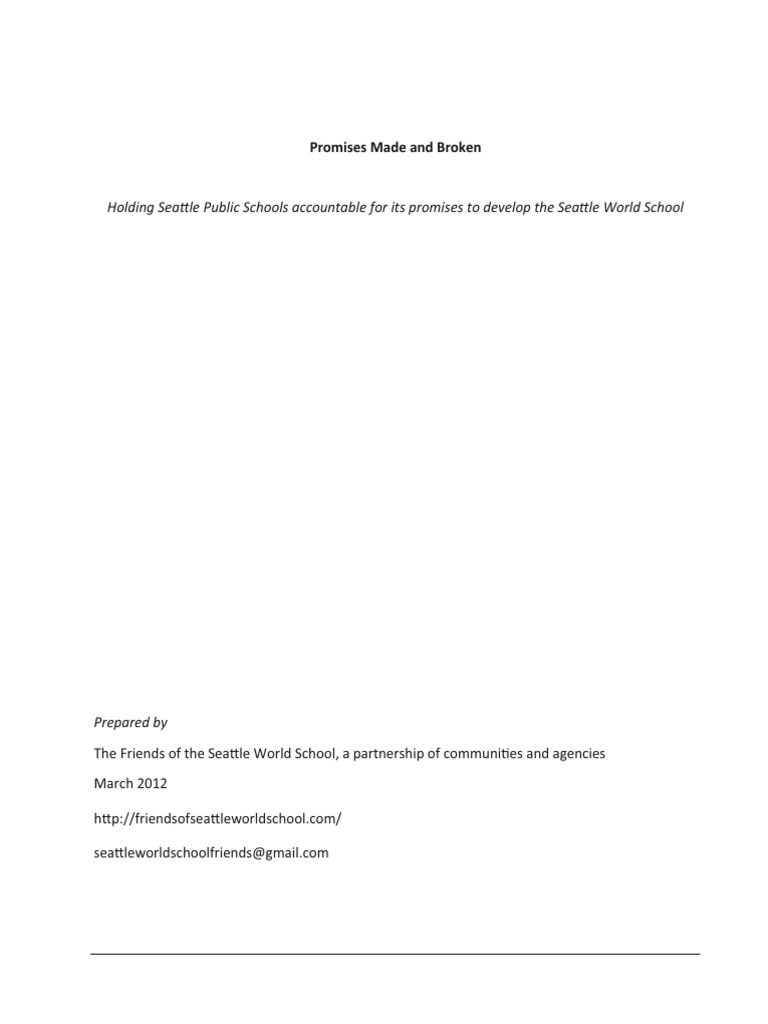 Promises Made, Promises Broken | PDF