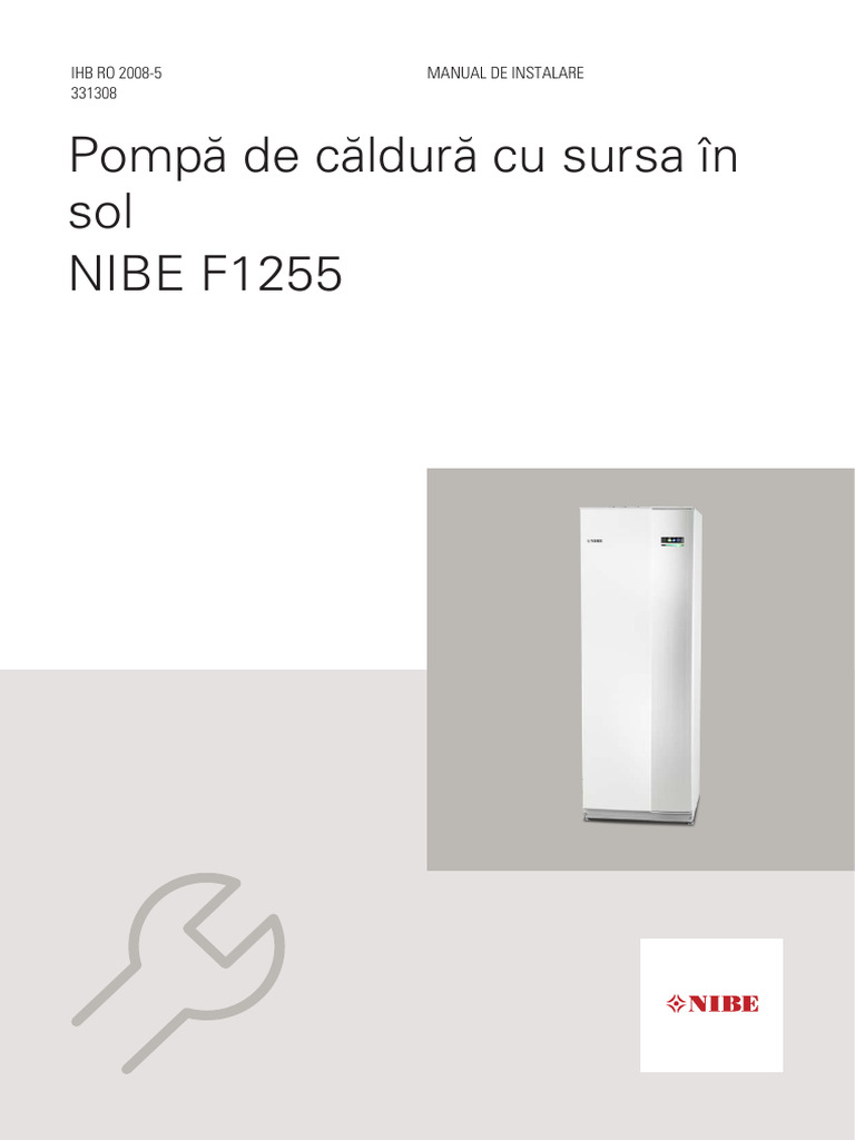 Nibe - F1255 Manual Instalare | PDF