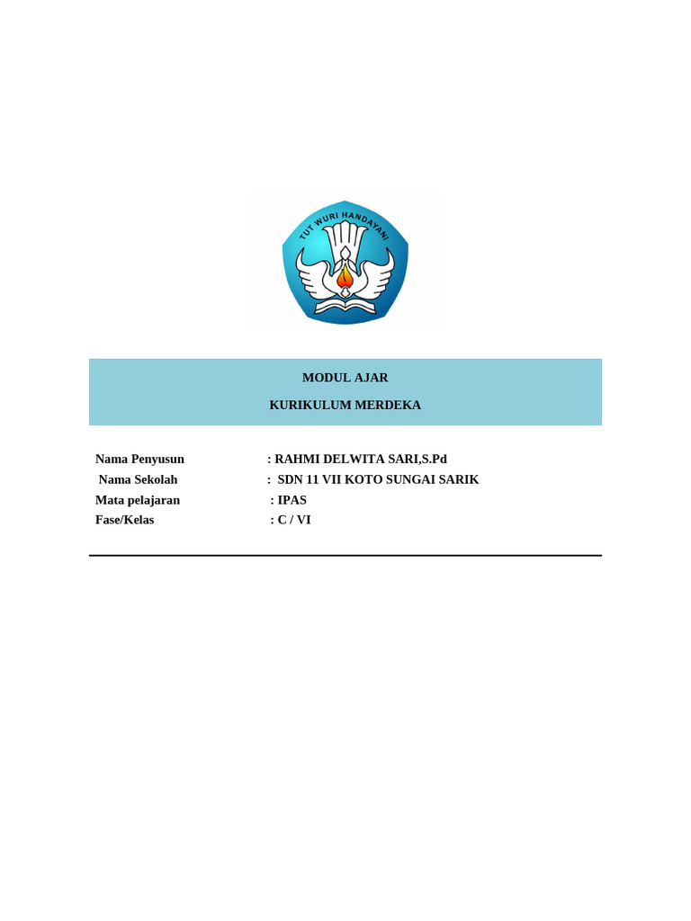 Modul Ajar Kurikulum Merdeka SDN 11 | PDF | Foreign Language Studies