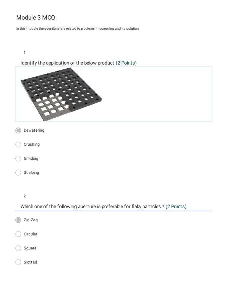 Module 3 MCQ | PDF | Physical Sciences | Computers