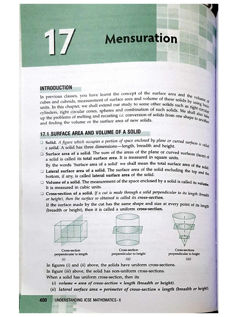 Mensuration | PDF