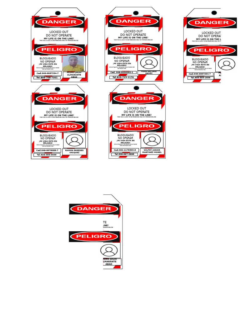 Tarjetas De Bloqueo 1 Pdf