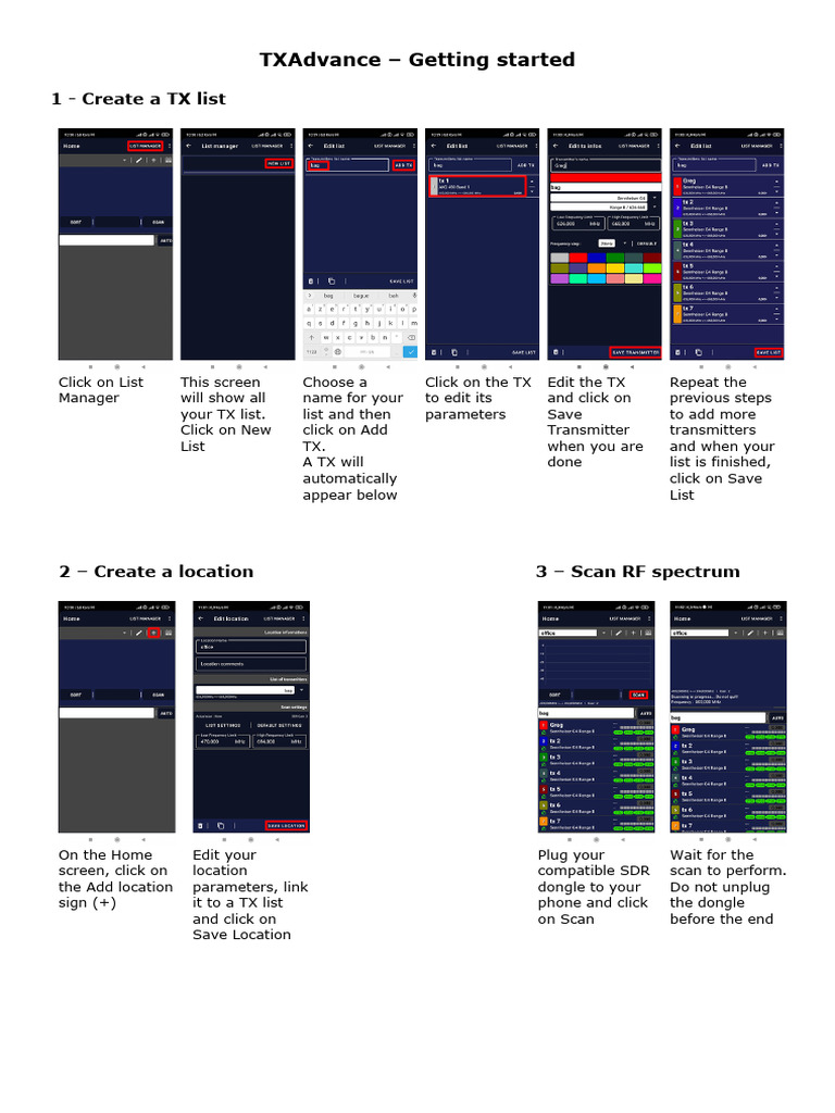 TXAdvance_getting_started | PDF