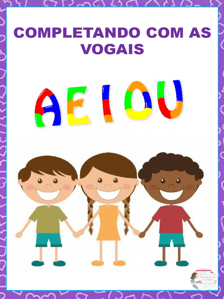 COMPLETANDO COM AS VOGAIS | PDF