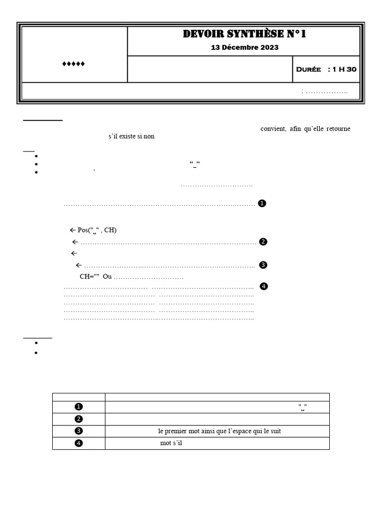 DS1 4éme Final | PDF