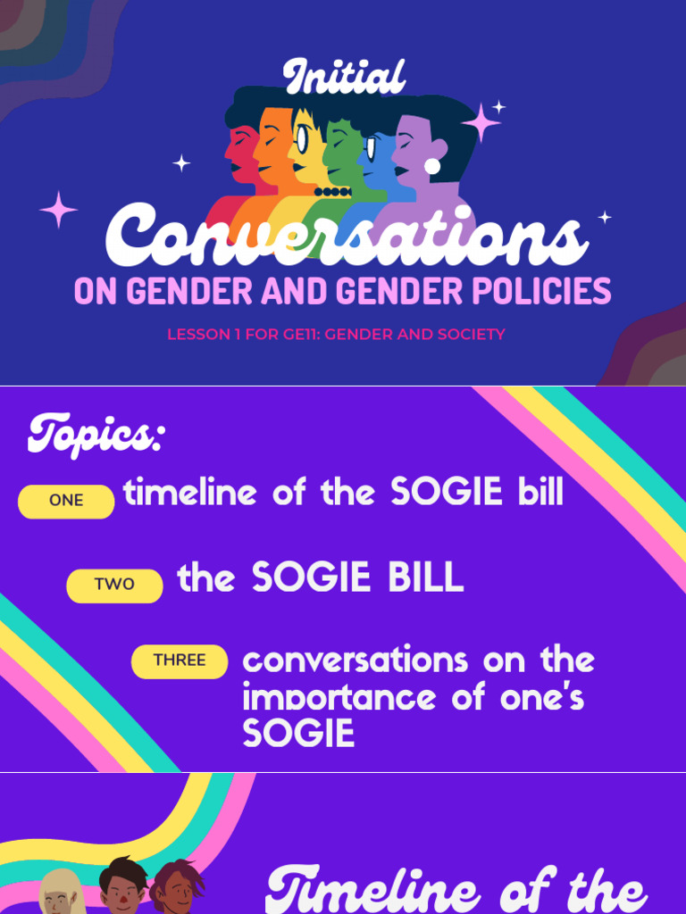 Conversations On SOGIE | PDF