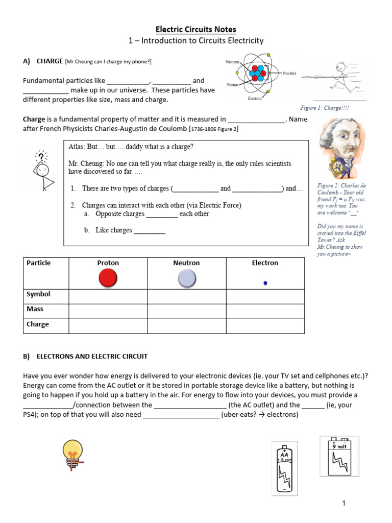 Electric Circuits Notes Ws | PDF | Electrical Resistance And ...