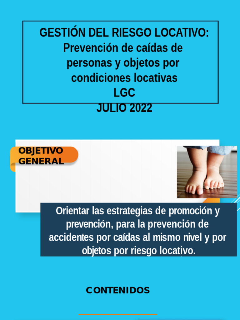 Caidas Al Mismo Nivel Prevencion Pdf