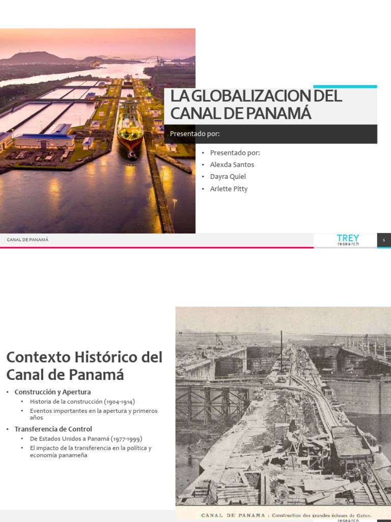 Globalización y Estrategia del Canal de Panamá | PDF | canal de Panama ...