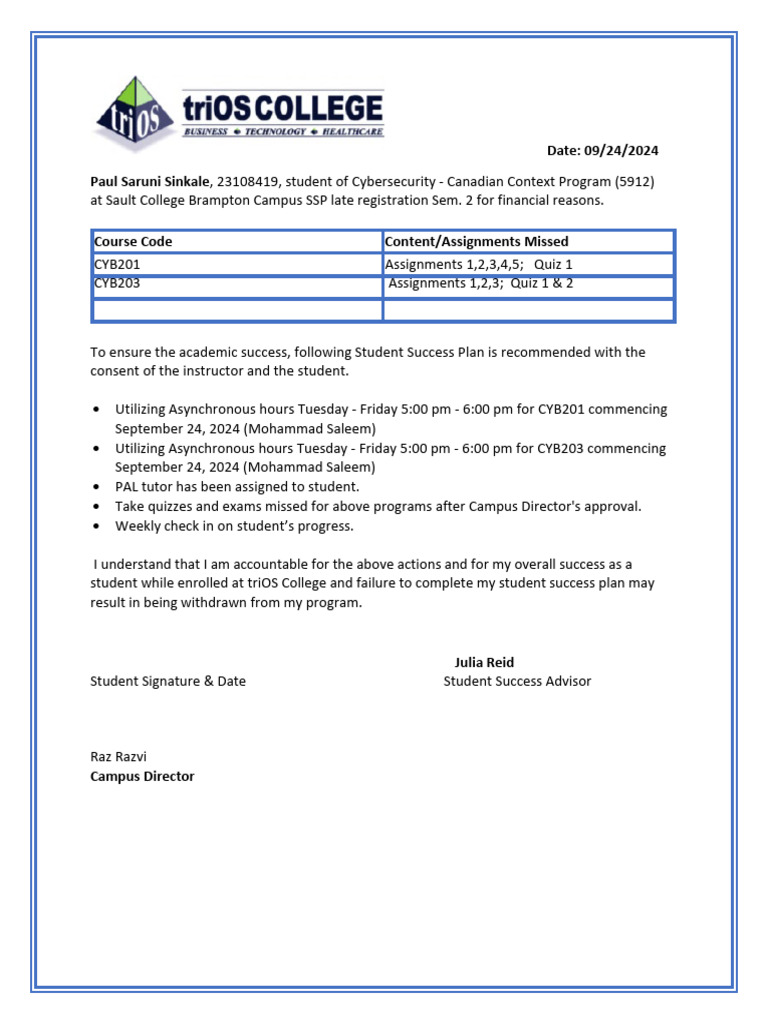 Student Success | PDF