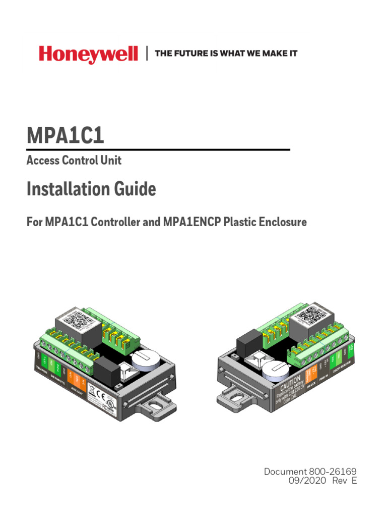 800-26169 - E-MPA1 Installation Guide PDF | PDF