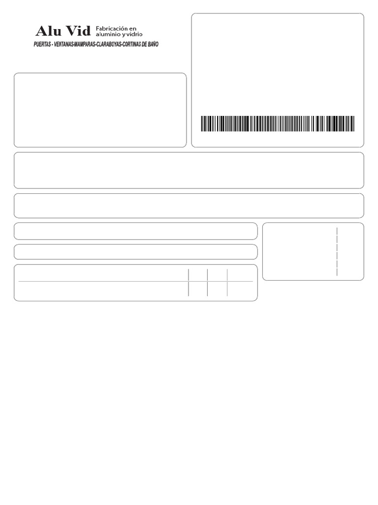 Aluvid: RUC: 1717993719001 Factura | PDF