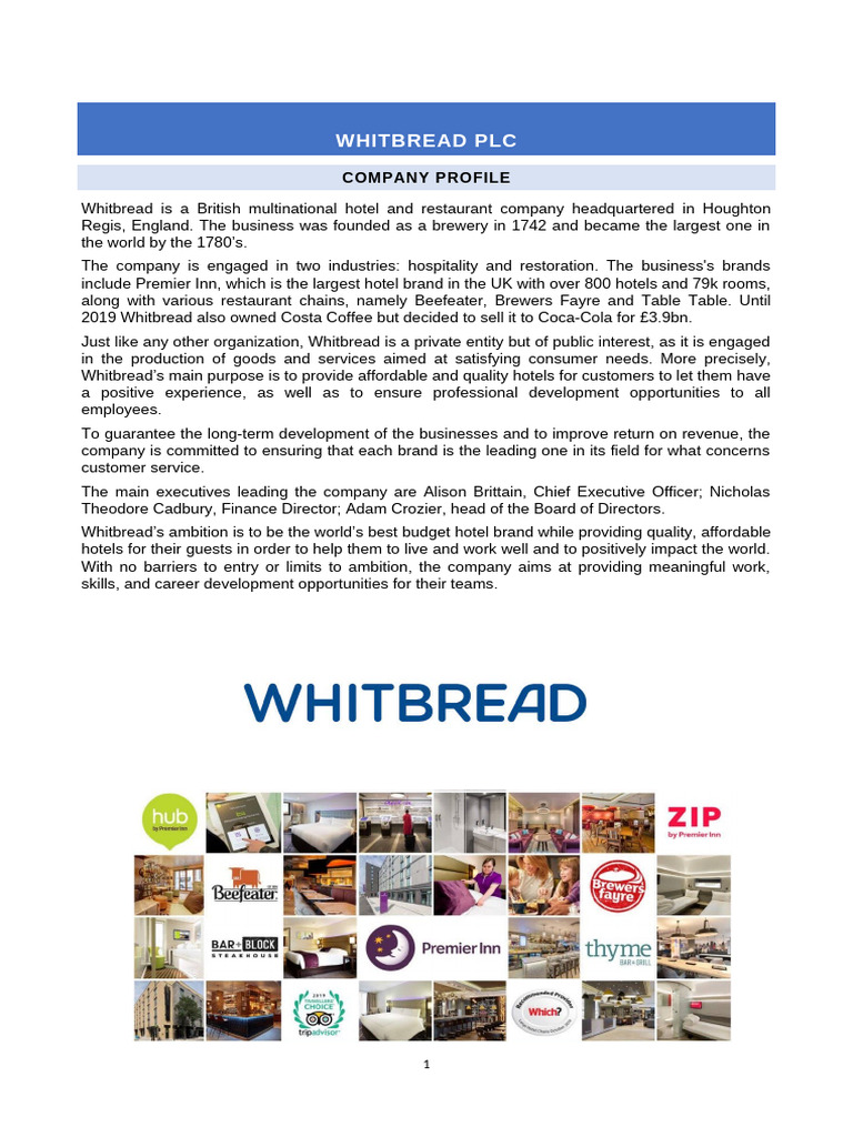 Whitbread Revisione Finale | PDF