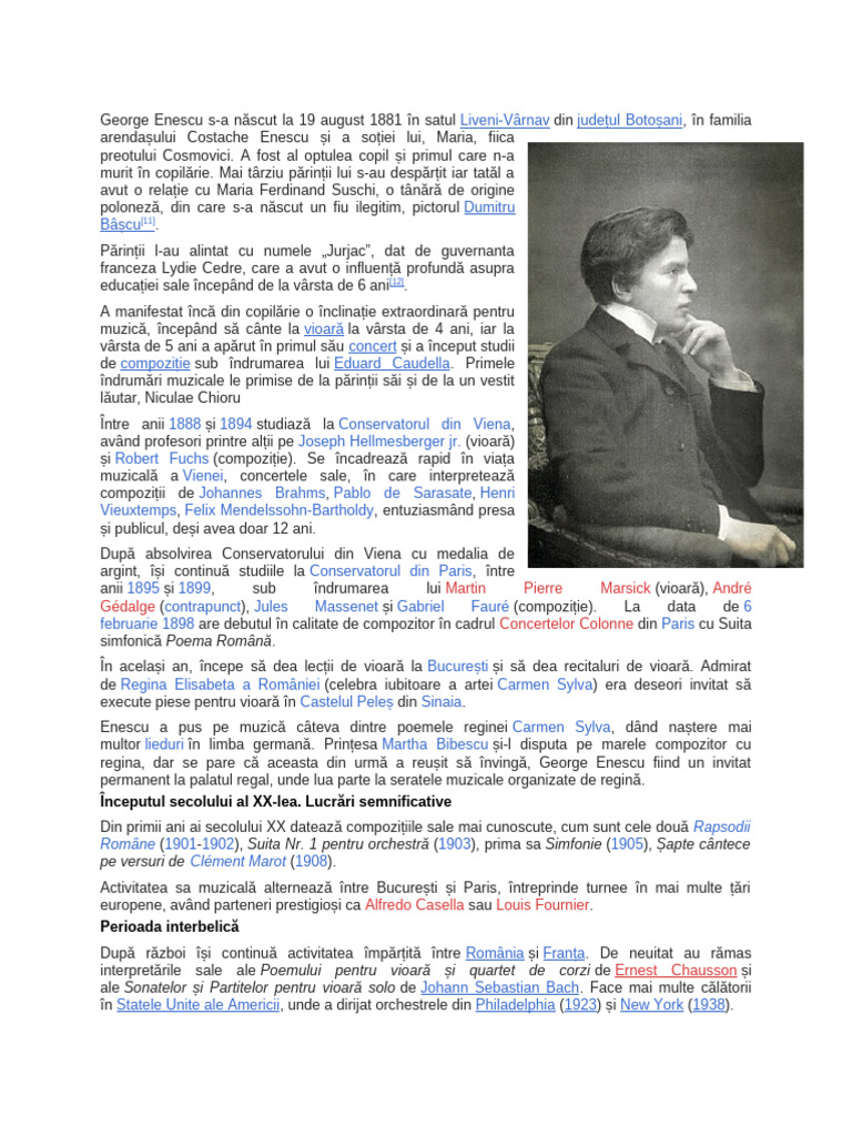 George Enescu | PDF