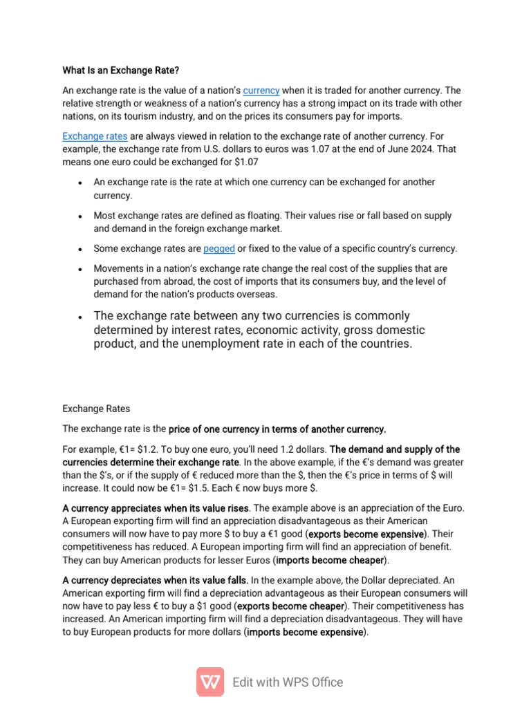 Business and The International Economy | PDF